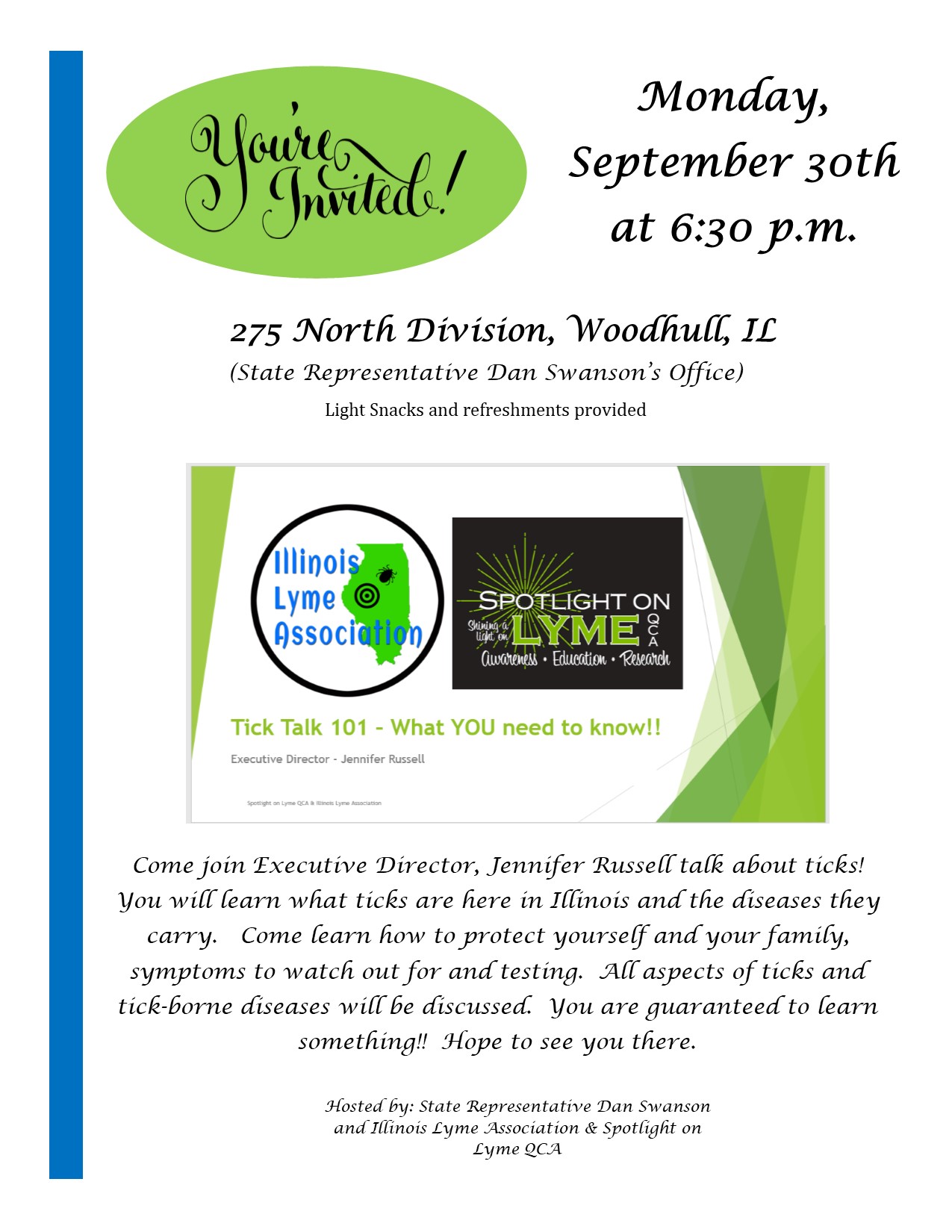 “Tick Talk 101” to be hosted by Rep. Dan Swanson in Henry County ...