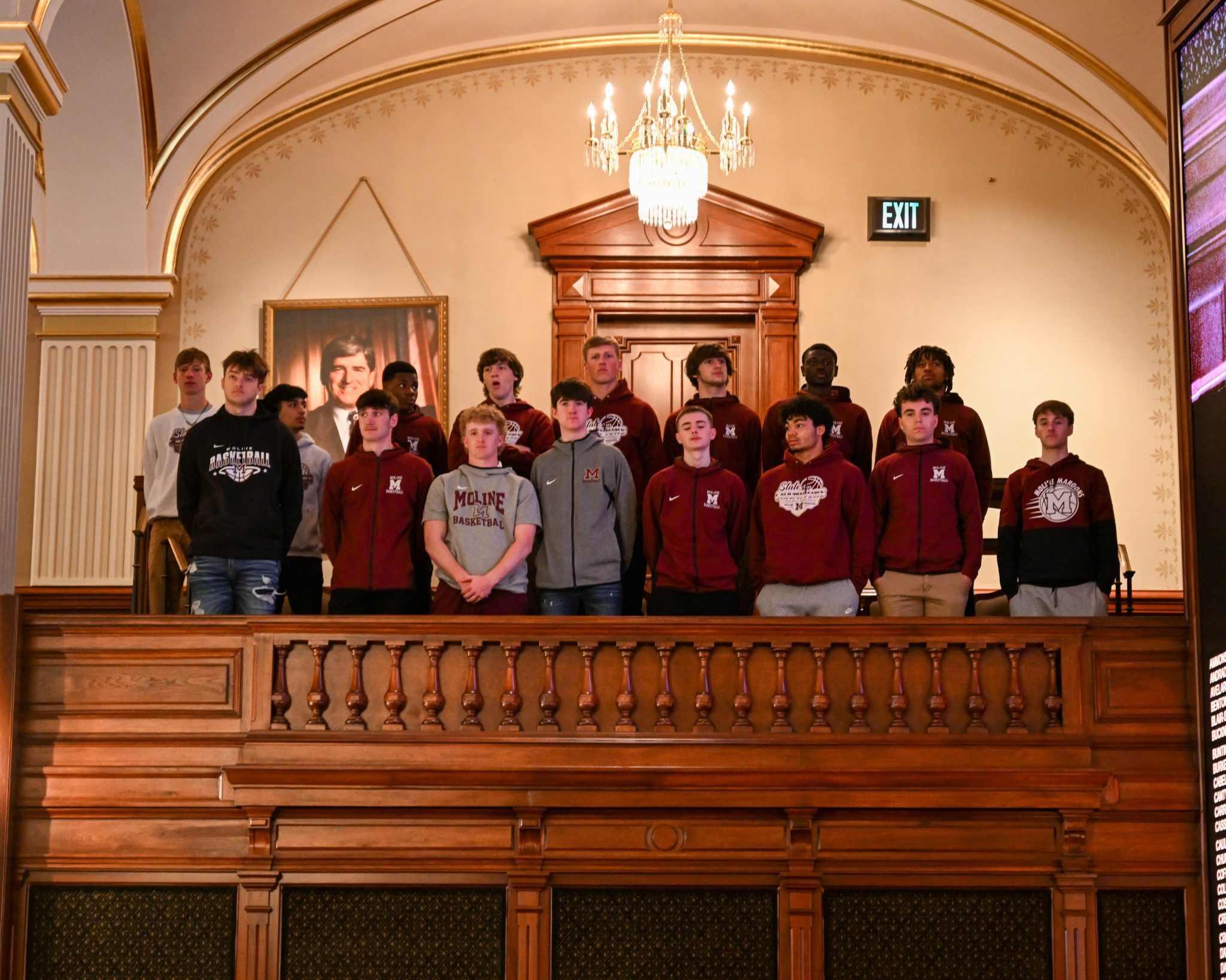 VIDEO: Rep. Swanson recognizes state champion Moline Maroons basketball ...